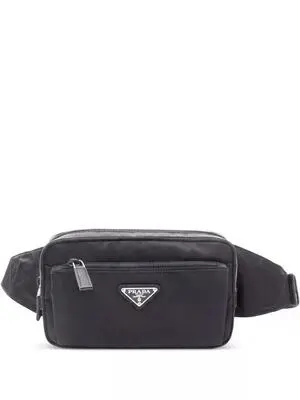 Prada Re-nylon Belt Bag With Saffiano Leather Trim