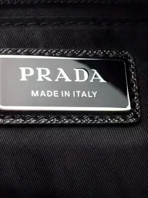 Prada Re-nylon Belt Bag With Saffiano Leather Trim