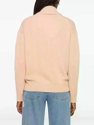 FORTE_FORTE Ribbed Shawl-collar Cardigan