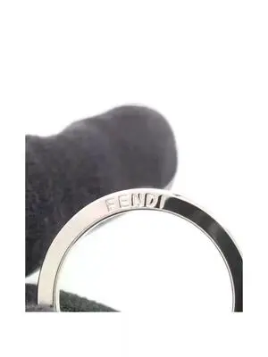 Fendi 2020s Zucca Ff Key Ring