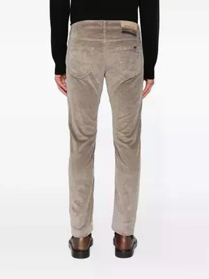 Jacob Cohen Nick Corduroy Cotton Slim-fit Trousers - Neutrals
