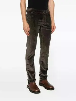 Jacob Cohen Nick Corduroy Slim-fit Trousers - Brown