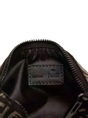Fendi 2000-2010 Zucchino Canvas Coin Pouch