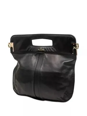 Valentino Garavani 2000-2017 Smooth Calfskin Rockstud Cut Out Handle Satchel