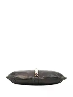 Valentino Garavani 2000-2017 Smooth Calfskin Rockstud Cut Out Handle Satchel