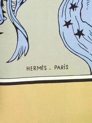 Hermès 1998-2007 Hemisphaerium Coeli Boreale Silk Scarf 90 Scarves
