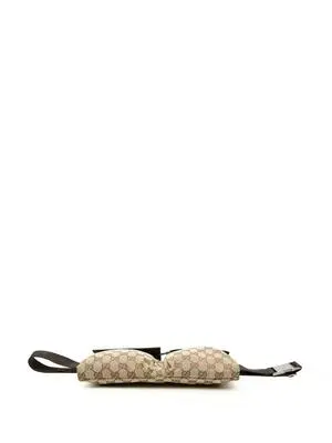 Gucci 2000-2015 Gg Canvas Double Pocket Belt Bag