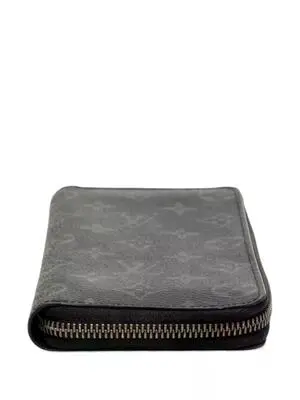 LOUIS VUITTON 2020 Monogram Eclipse Vertical Zippy Wallet Long Wallets