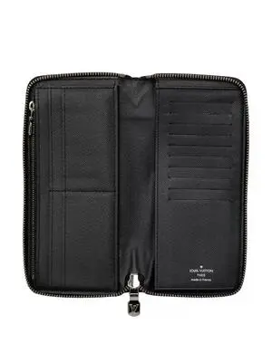LOUIS VUITTON 2020 Monogram Eclipse Vertical Zippy Wallet Long Wallets