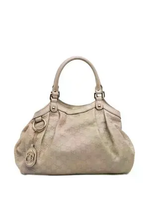 Gucci 2016-2026 Medium Guccissima Sukey Tote Bag - Neutrals