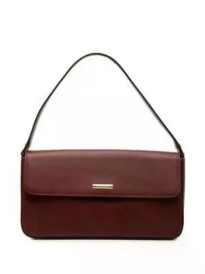 Burberry 2000-2017 Leather Shoulder Bag - Red