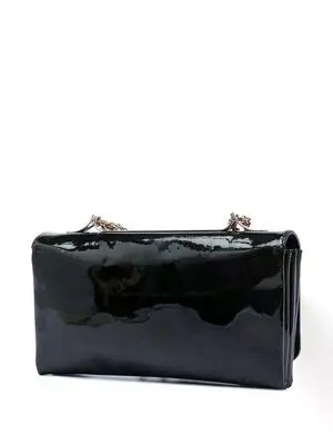 Valentino Garavani Patent Vava Voom Chain Clutch Crossbody Bag
