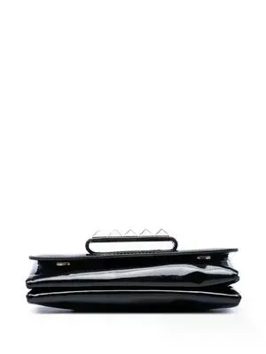 Valentino Garavani Patent Vava Voom Chain Clutch Crossbody Bag
