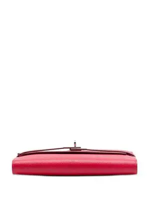 Hermès 2014 Epsom Kelly Longue Wallet Long Wallets - Red
