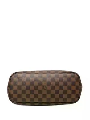 LOUIS VUITTON 2015 Damier Ebene Neverfull Pm Tote Bag