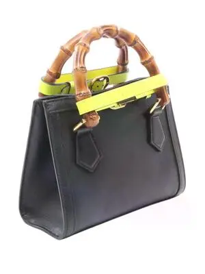 Gucci 1991-2021 Mini Calfskin Bamboo Diana Satchel