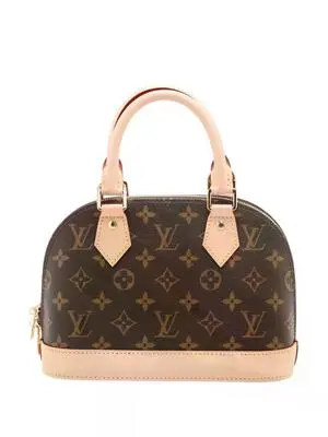 LOUIS VUITTON 2021-2026 Monogram Alma Bb Satchel - Brown