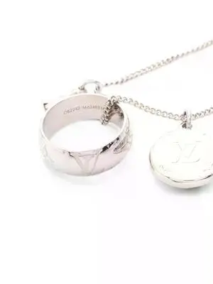 LOUIS VUITTON Monogrammed Pendant Necklace