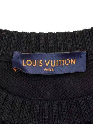 LOUIS VUITTON 2010s Logo-patch Sweater