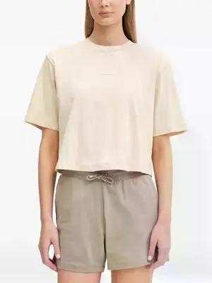 EA7 Logo-patch T-shirt - Neutrals