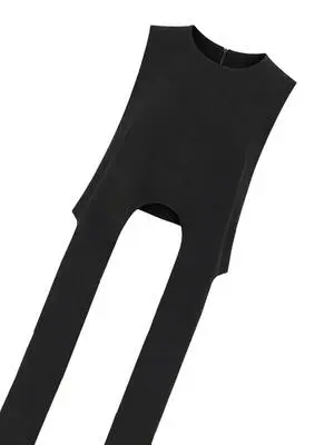 Alexis Rennes Fringe-trim Top - Black