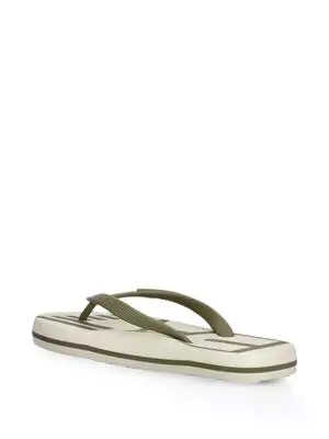EA7 Logo Lettering Flip Flops