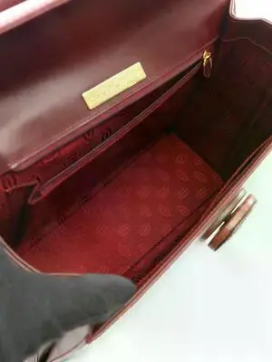 Cartier 2000s Must De Leather Handbag