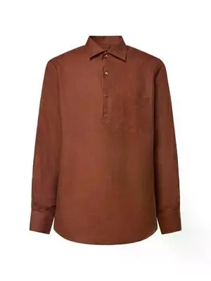 Loro Piana Button-down Chest-pocket Polo Shirt