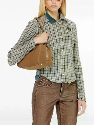 DIESEL® Check Shirt With Seersucker Effect