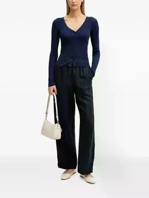 Gant Elasticated-waist Palazzo Pants