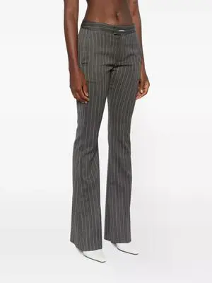 DONDUP Tailored Pinstripe Flare Trousers