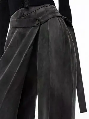 Pinko Wrap-style Pleated Trousers