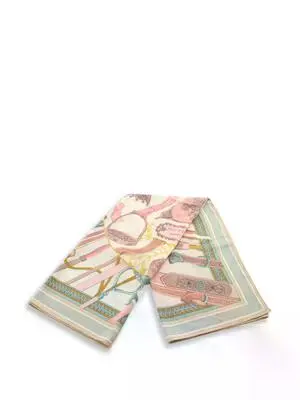 Hermès 2010s Duo D'etriers Scarf - Neutrals