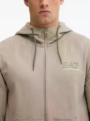 EA7 Logo-print Zip-up Tracksuit