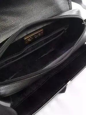 Saint Laurent 2000s Debossed-logo Leather Shoulder Bag