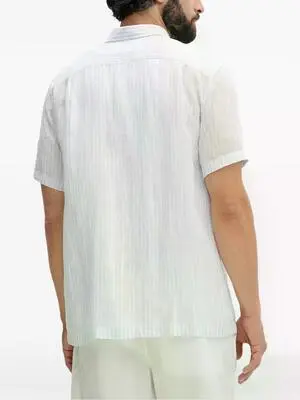 Lacoste Regular Fit Short Sleeve Linen Shirt