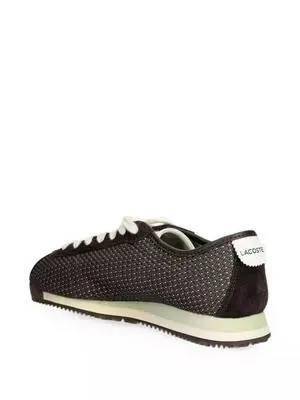 Lacoste Mesh-panelled Suede Sneakers