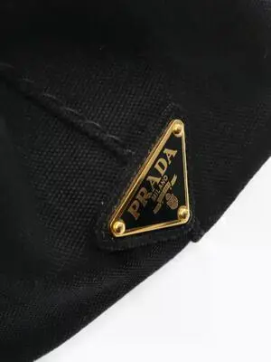Prada Canapa Logo-print Tote Bag - Black