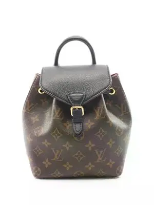 LOUIS VUITTON Monogram Canvas Bb Montsouris Nm Backpack - Brown
