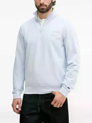 Lacoste Quarter-zip Sweatshirt With High Neck