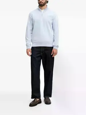 Lacoste Quarter-zip Sweatshirt With High Neck