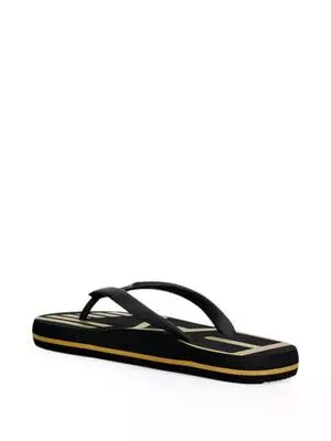 EA7 Logo-print Flip-flops