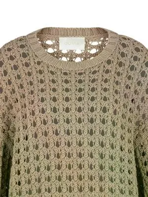 JUVIA Mirja Crochet-knit Sweater - Neutrals