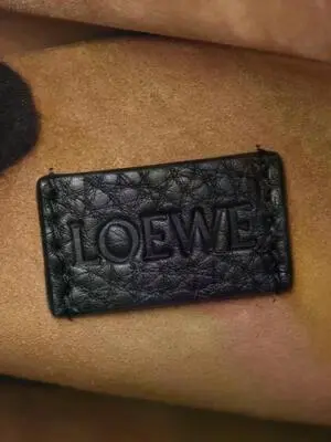 Loewe 2020s Medium Pebble Leather Messenger Bag