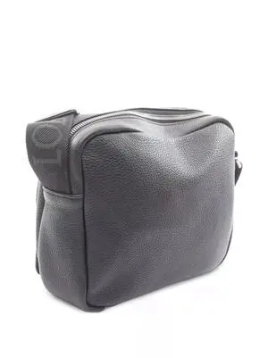 Loewe Medium Pebble Leather Messenger Bag - Black