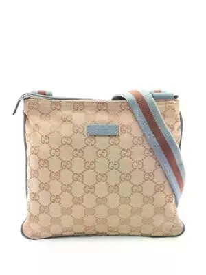 Gucci 2000s Gg Canvas Shoulder Bag - Neutrals