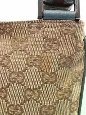 Gucci 2000s Gg Canvas Shoulder Bag