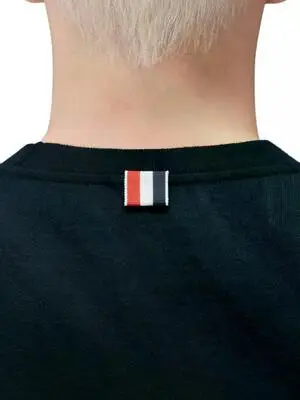 Thom Browne 4-bar Colour-block T-shirt - White