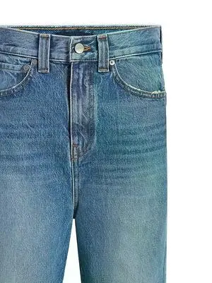 Khaite Bonnie Whiskering-effect Jeans - Blue