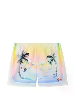 Casablanca Casa Airspray Jacquard Swim Shorts - White